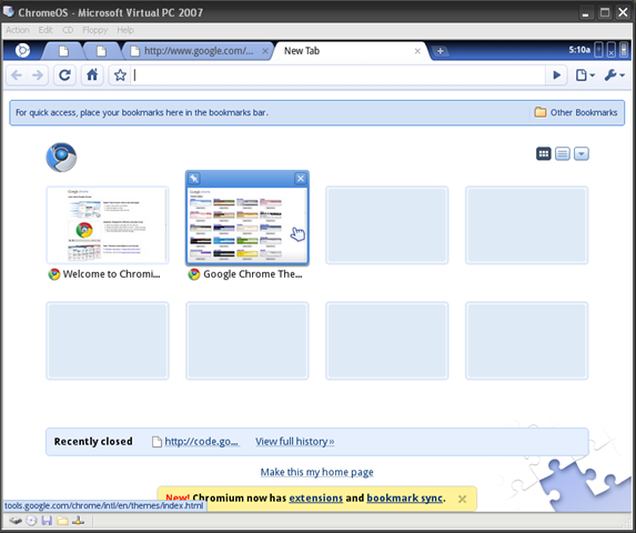 Google Chrome OS VHD